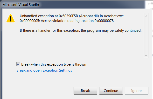 Error Code Unhandled Exception Adobe Community 9427984
